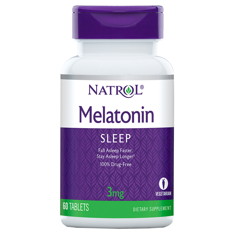 Natrol Melatonin 3mg Sleep Tablets 60ct - Natrol – BevMo!