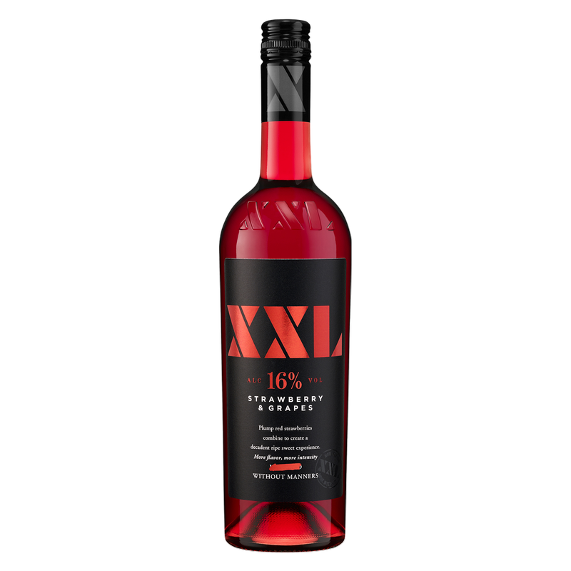 XXL Strawberry & Grapes Moscato 750ml - XXL Wine – BevMo!