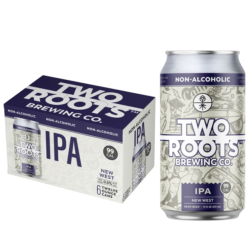 Two Roots Brewing New West IPA Non-Alcoholic 6pk 12oz Can - Two Roots ...