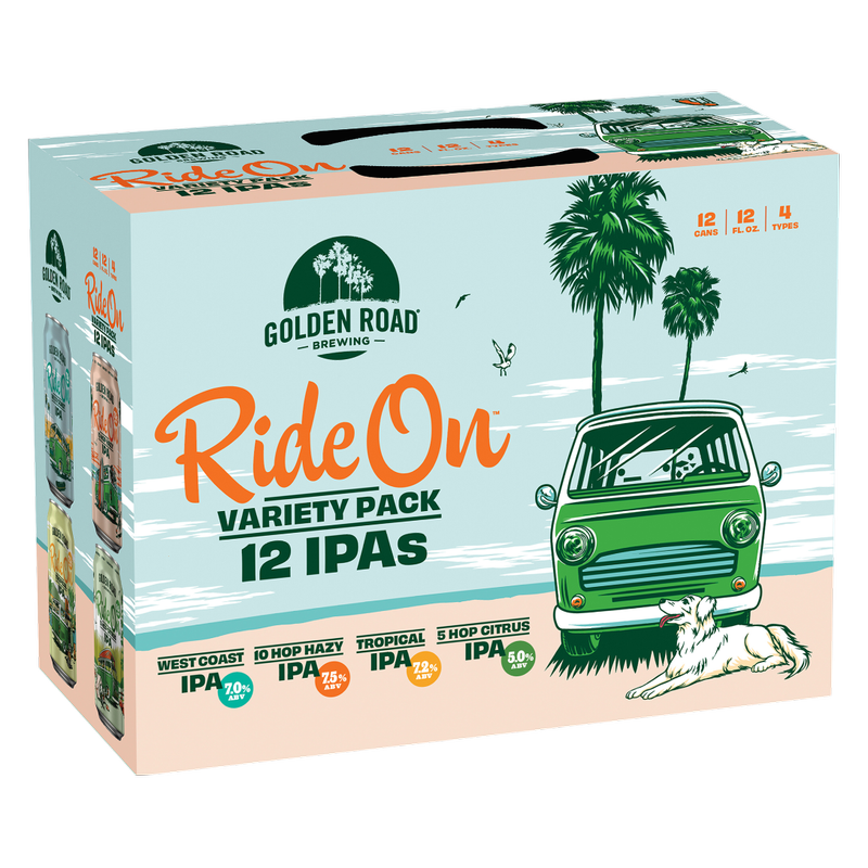 Golden Ride Ride On Variety Pack (12PKC 12OZ) (12PKC 12 OZ) - Golden ...