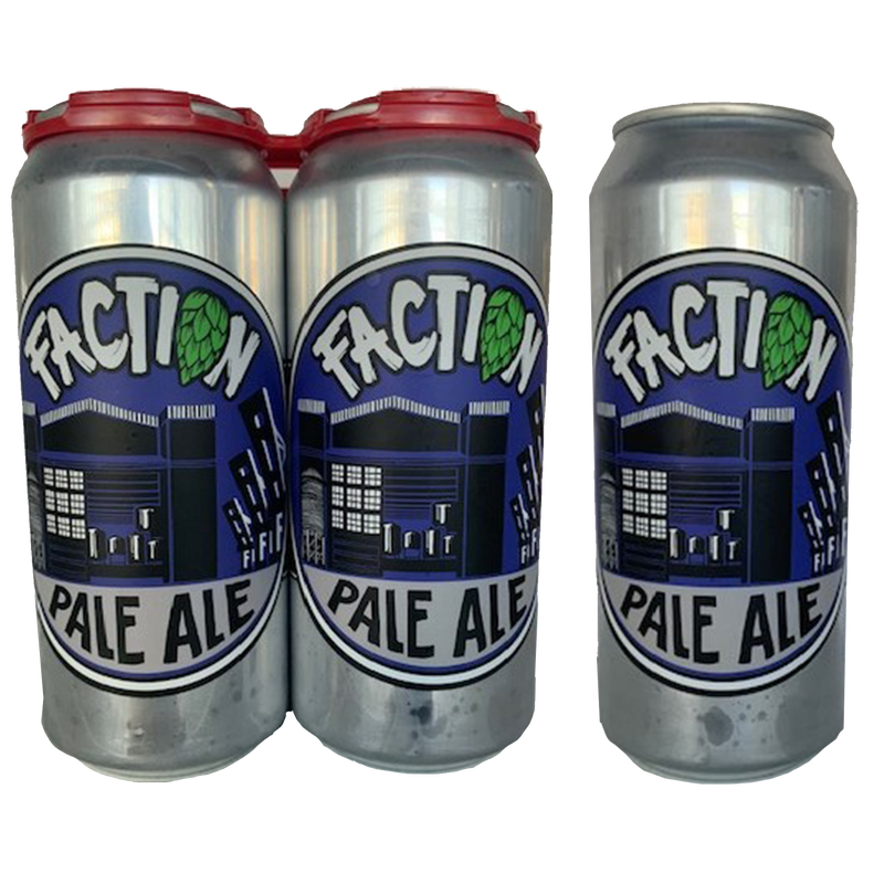 Faction Pale Ale 4pk 16oz Can 5.8% ABV - Faction – BevMo!