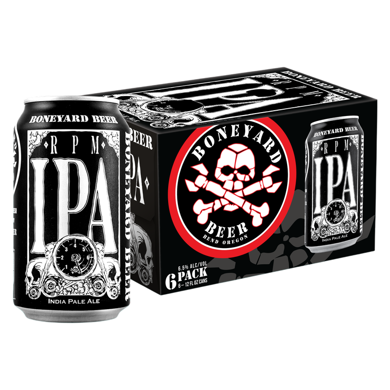 Boneyard Beer RPM IPA 6/12 cans - Boneyard – BevMo!