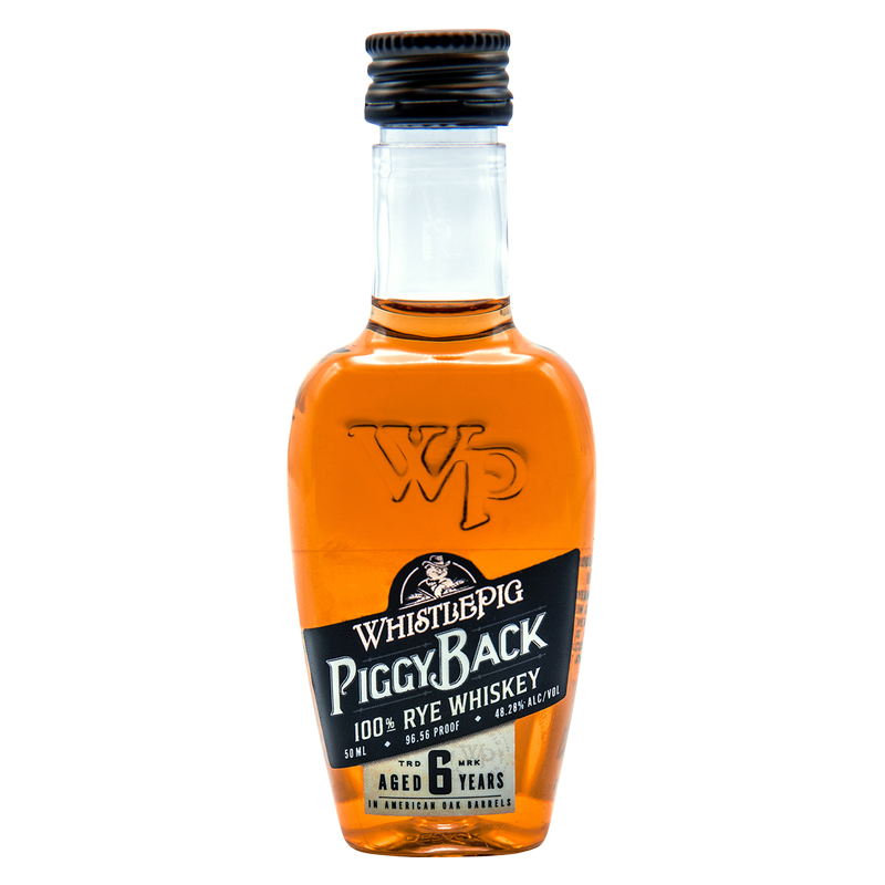 WhistlePig Piggy Back Rye 6 Yr 50ml - WhistlePig – BevMo!