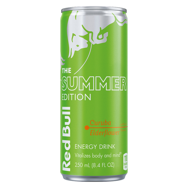Red Bull Summer Edition Curuba Elderflower Energy Drink 8.4oz Can - Red ...