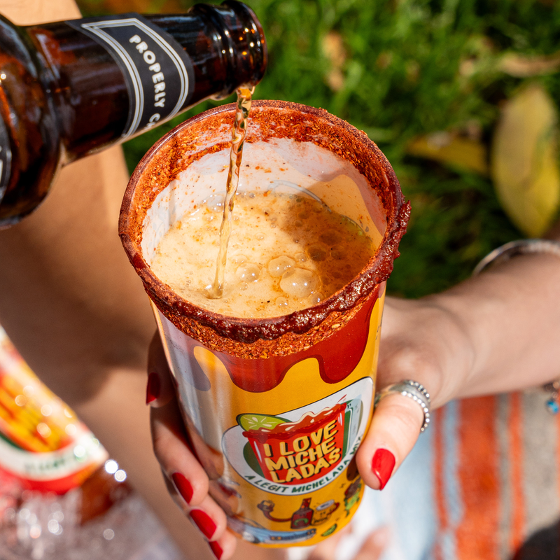 I Love Micheladas' Legit Michelada Cup with Miche Mixer 3.4 oz - I Love ...