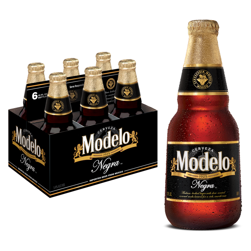 Modelo Negra 6pk 12oz Btl 5.4% ABV - Modelo – BevMo!