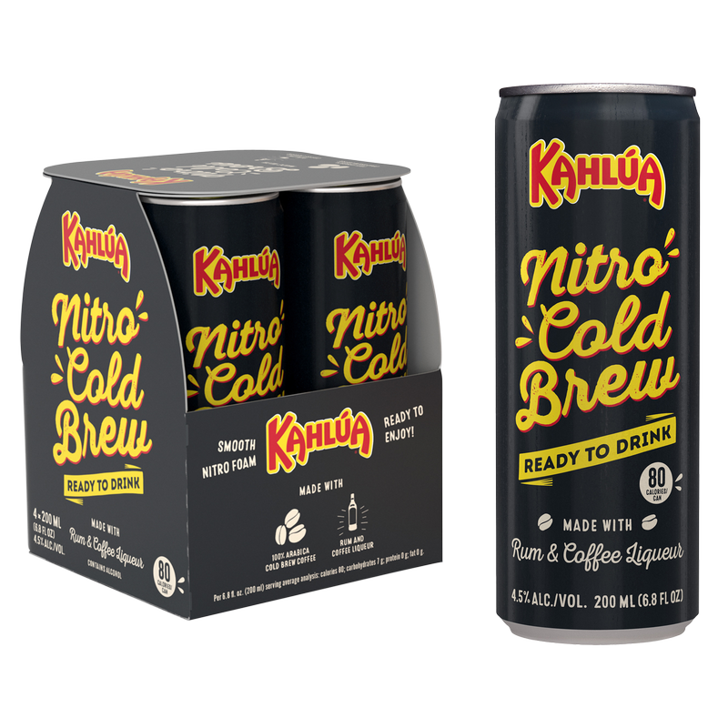 Kahlua Nitro Cold Brew 4pk 200ml – BevMo!