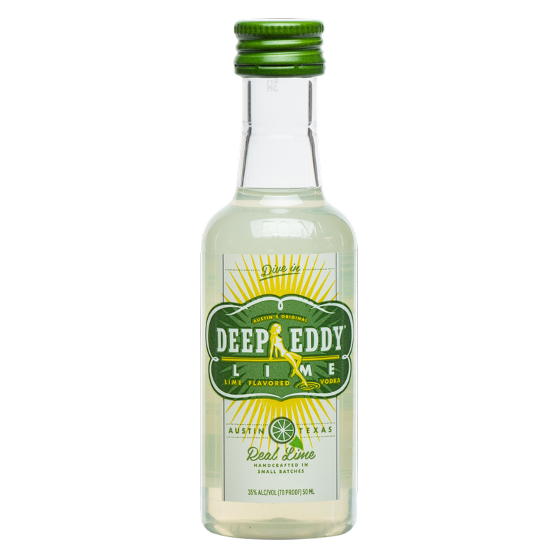 Deep Eddy Lime Vodka 50ml (70 Proof) - Deep Eddy – BevMo!