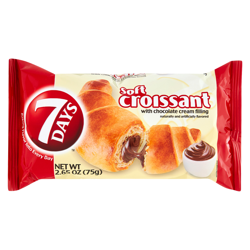 7 Days Soft Croissant with Chocolate Cream Filling 2.65oz - 7 Days – BevMo!