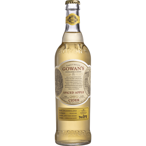 GOWAN'S SPICED APPLE CIDER 500 (500 ML BTL) - Gowan's – BevMo!