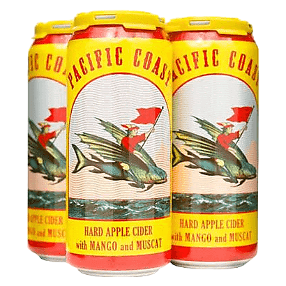 Pacific Coast Cider Mango Muscat 4pk 16oz Can - Pacific Coast – BevMo!
