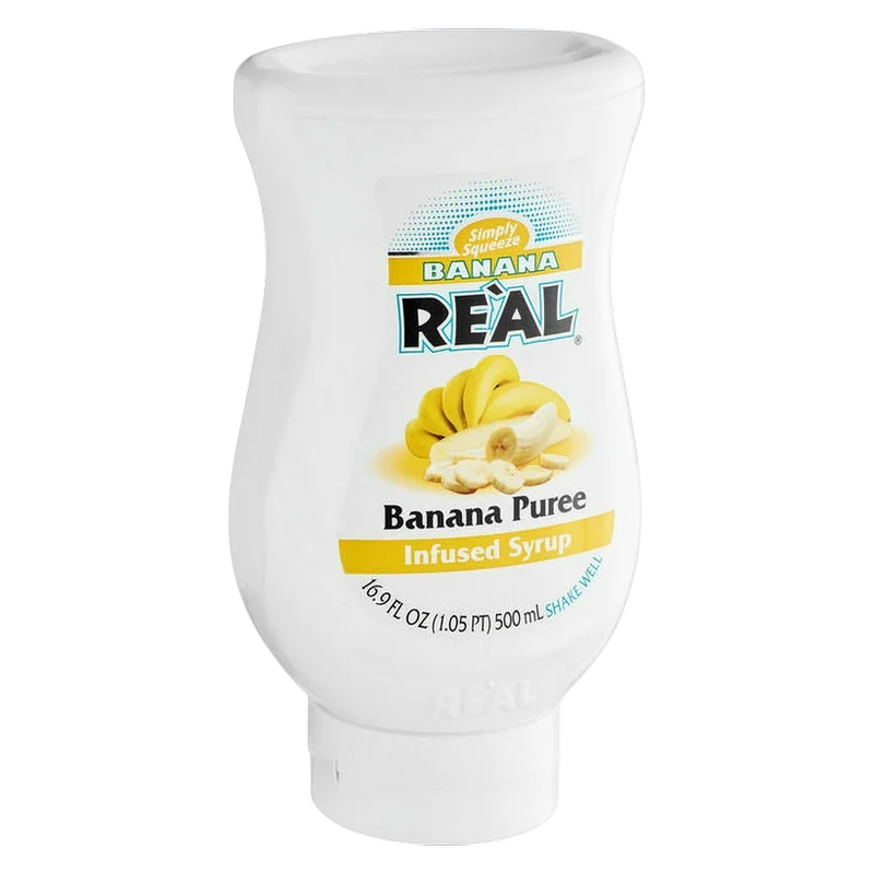 Simply Squeeze Banana Re'al Puree Infused Syrup 16.9oz Btl - Coco Real ...