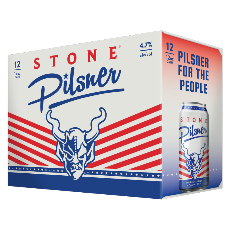 Stone Brewing Pilsner 12pk 12oz Can 4.7% ABV - Stone – BevMo!
