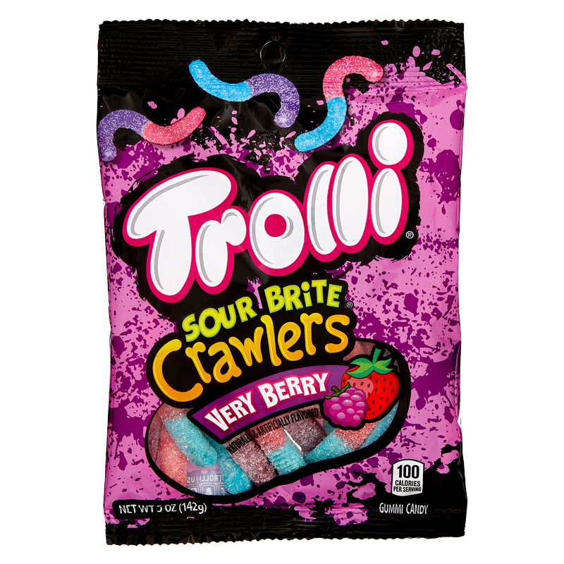 Trolli Very Berry Sour Brite Crawlers Gummy Candy 5oz – BevMo!