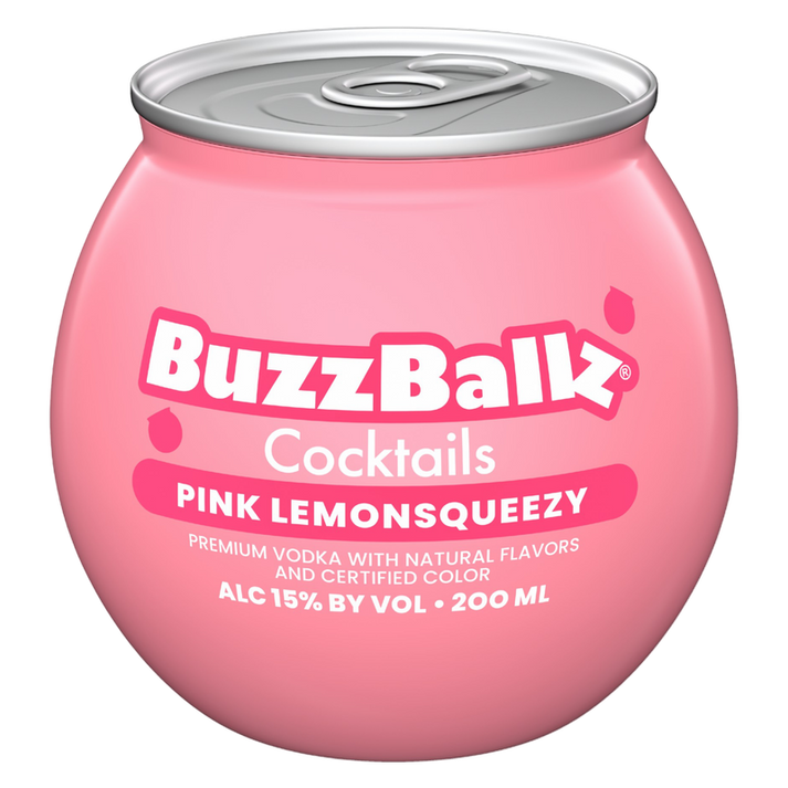 Buzzballz Cocktails Pink Lemonsqueezy 200ml - BuzzBallz – BevMo!