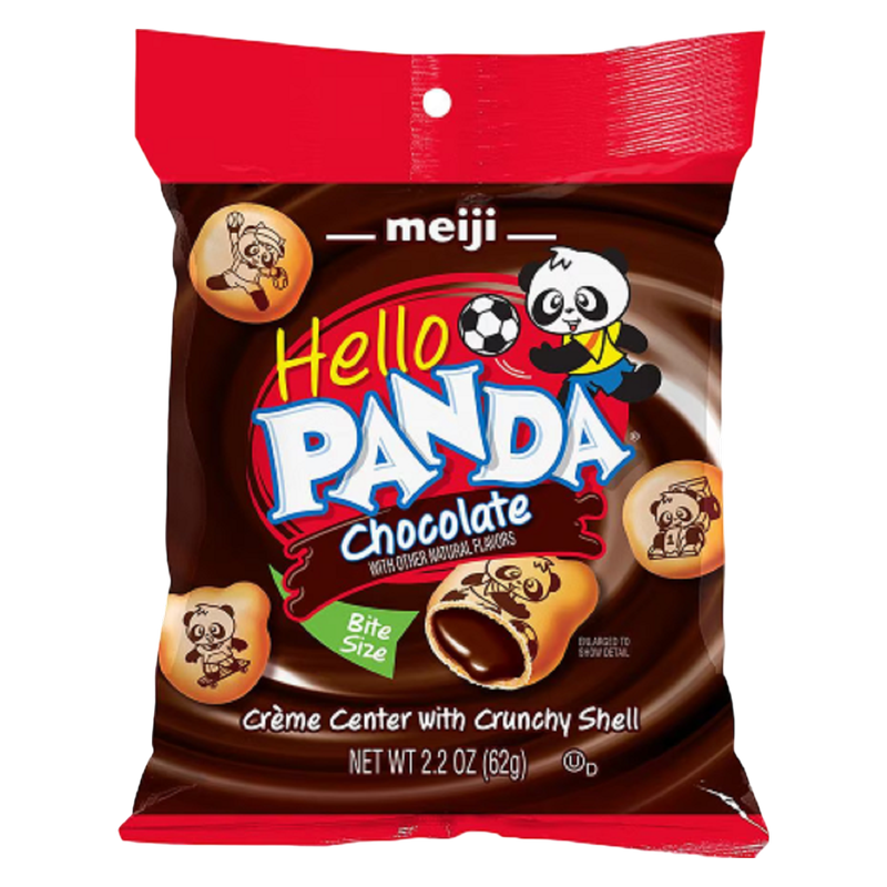 Meiji Hello Panda Chocolate Creme Filled Cookies, 2.2oz - Meiji – BevMo!