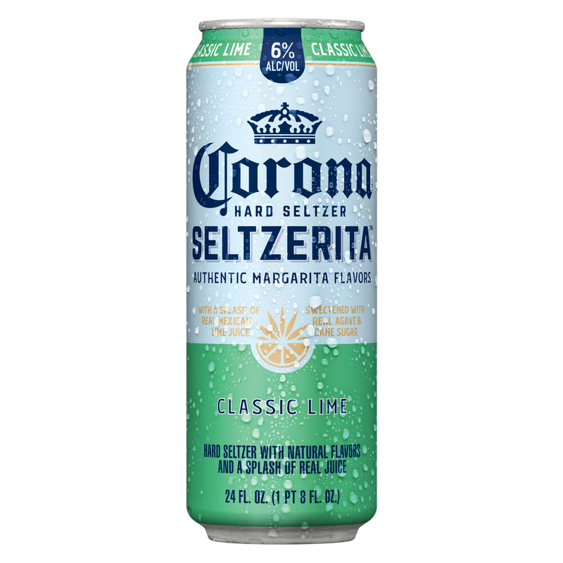 Corona Hard Seltzer Seltzerita Classic Lime Single 24oz Can 4.5% ABV ...