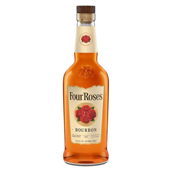 Four Roses Kentucky Straight Bourbon 750ml (80 Proof) - Four Roses – BevMo!