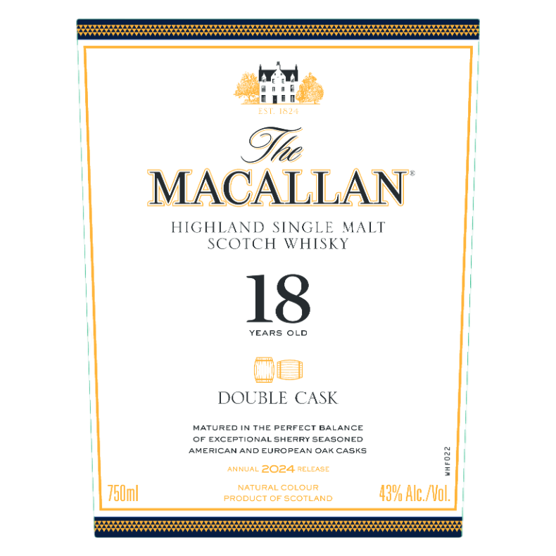 Macallan 18 Yr Double Cask 750ml 86 Proof Macallan BevMo macallan-18-yr-double-cask-750ml-86-proof-macallan-bevmo
