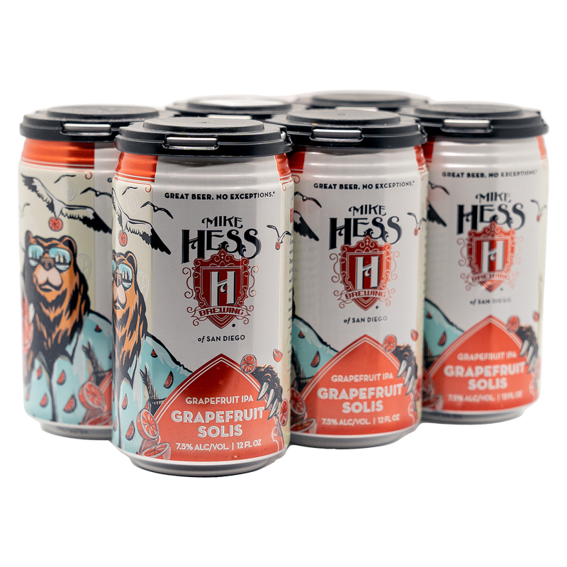 Mike Hess Brewing Grapefruit Solis 6pk 12oz Can - Mike Hess – BevMo!