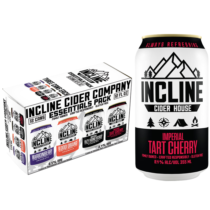 Incline Essentials Cider Variety 12pk 12oz Can 6.5% ABV - Incline – BevMo!