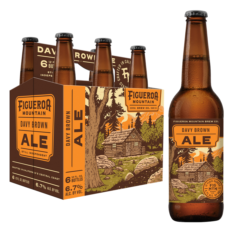 Figueroa Mountain Davy Brown Ale 6pk 12oz Btl - Figueroa Mountain – BevMo!