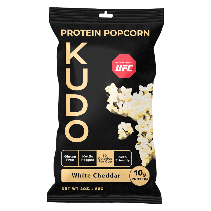Kudo White Cheddar Protein Popcorn, 2oz - Kudo Snacks – BevMo!