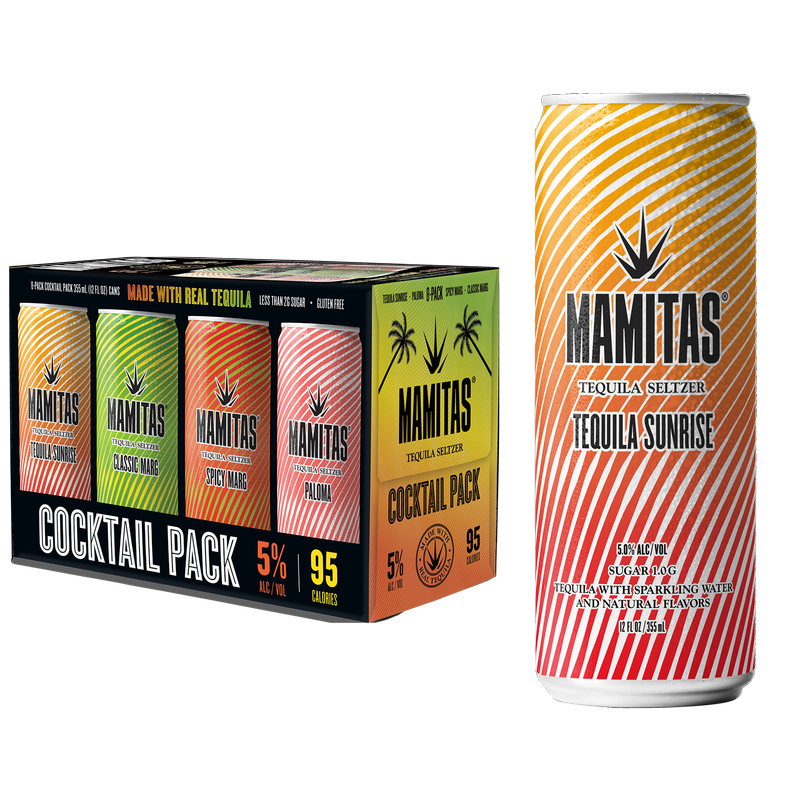 Mamitas Cocktail Variety Pack 8pk 12oz Can 5% ABV - Mamitas – BevMo!