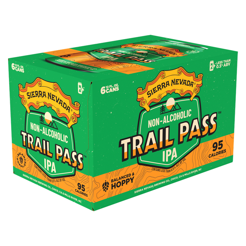 Sierra Nevada Trail Pass IPA Non-Alcoholic IPA 6pk 12oz Can - Sierra ...