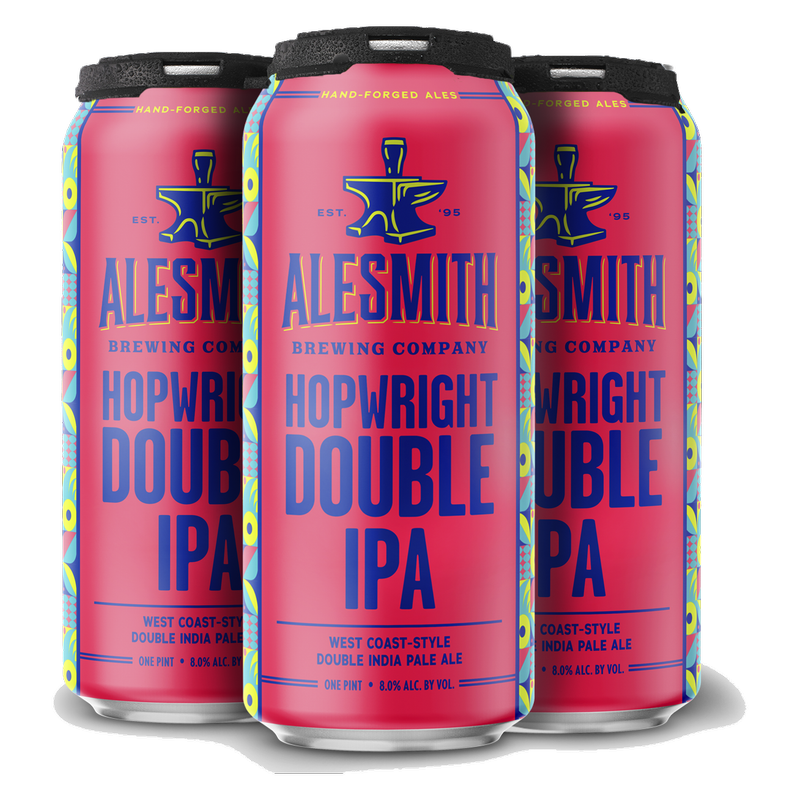 ALESMITH HOPWRIGHT DIPA 4PKC (4PKC 16 OZ) - AleSmith – BevMo!