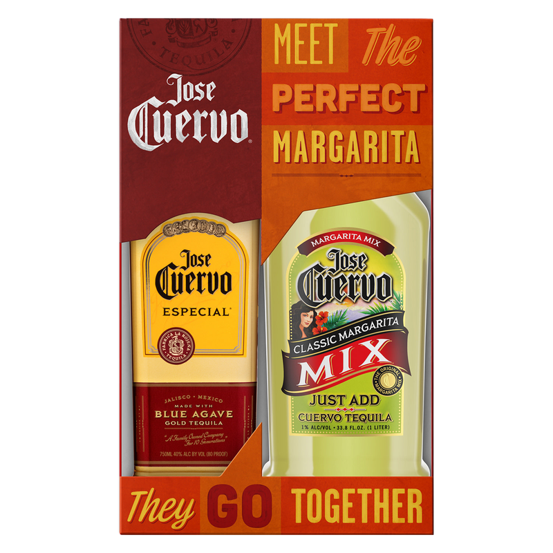 Jose Cuervo Especial Gold with Margarita Mix Tequila Gold 750ml (80 ...