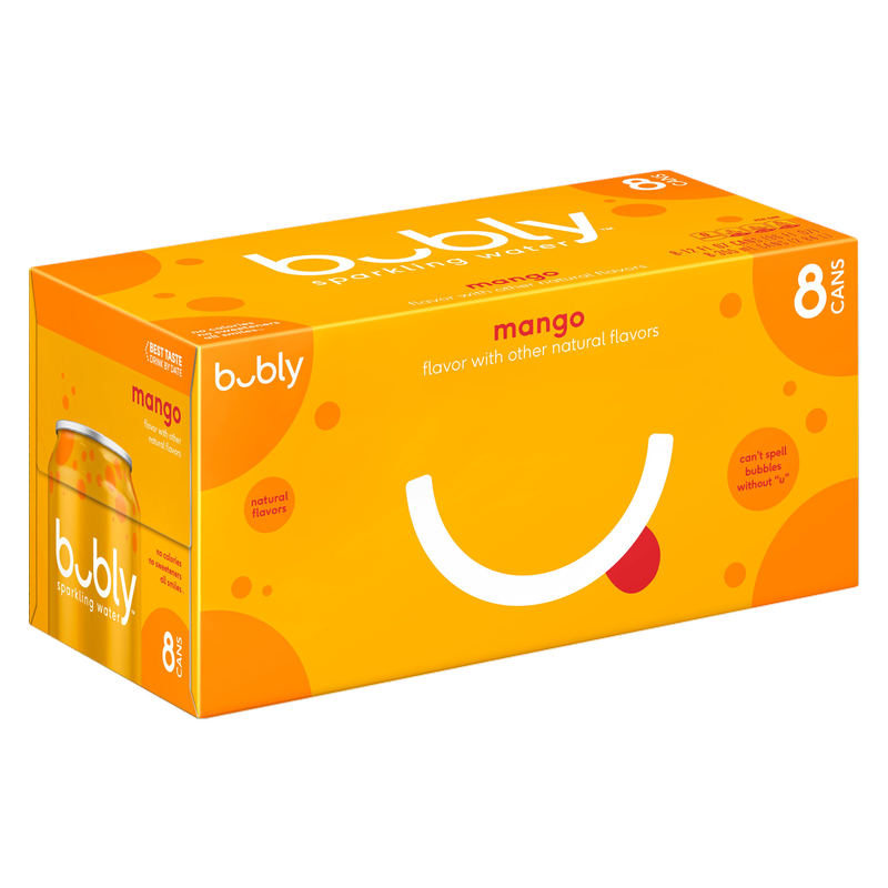 Bubly Mango 8pk 12oz Can - bubly – BevMo!