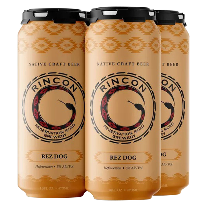 Rincon Reservation Road Rez Dog Hefeweizen (4PKC 16 OZ) - Rincon ...