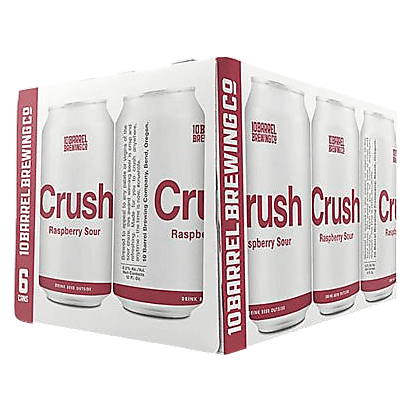 10 Barrel Raspberry Crush 6pk 12oz Can 6.5% ABV - 10 Barrel – BevMo!