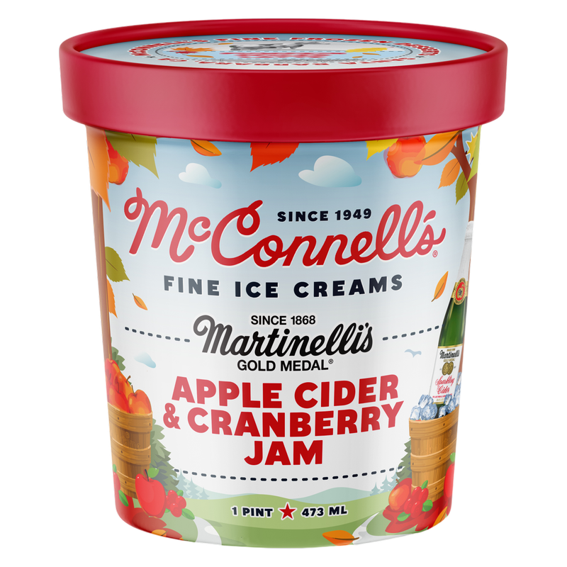 McConnell's Martinelli Apple + Cranberry Pint - McConnells Fine Ice ...