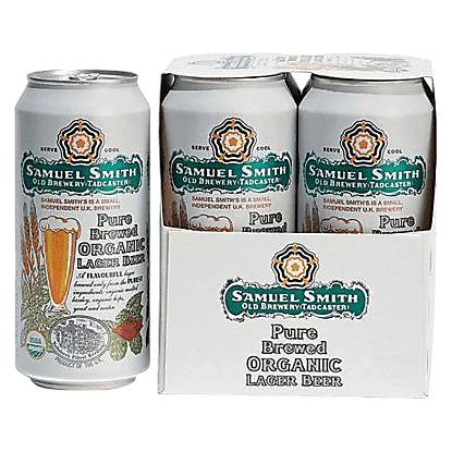 Samuel Smith Organic Lager 4pk 14.9oz Can - Samuel Smith – BevMo!