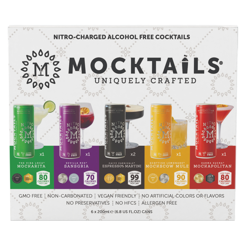 Mocktails Variety Pack 6pk 12oz Can - Moktails – BevMo!