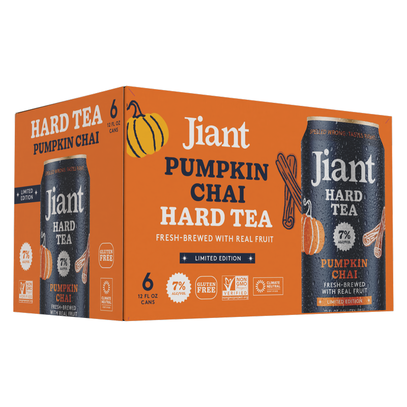 JIANT HARD TEA SEASONAL 6PKC - Jiant – BevMo!