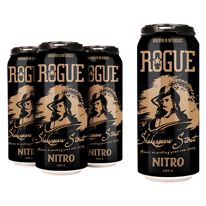 Rogue Nitro Shakespeare Stout 4pk 16oz - Rogue – BevMo!