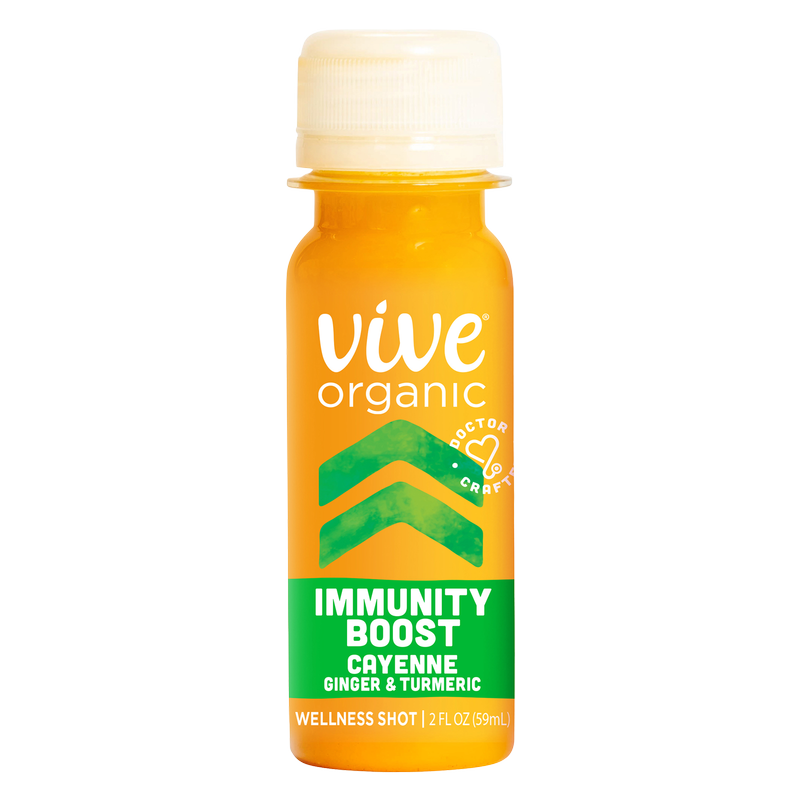 Vive Organic Immunity Boost Cayenne, Ginger & Turmeric Shot 2oz Btl ...