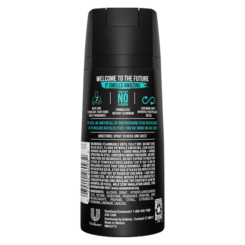 AXE Apollo Body Spray Deodorant for Long-Lasting Odor Protection, Sage ...