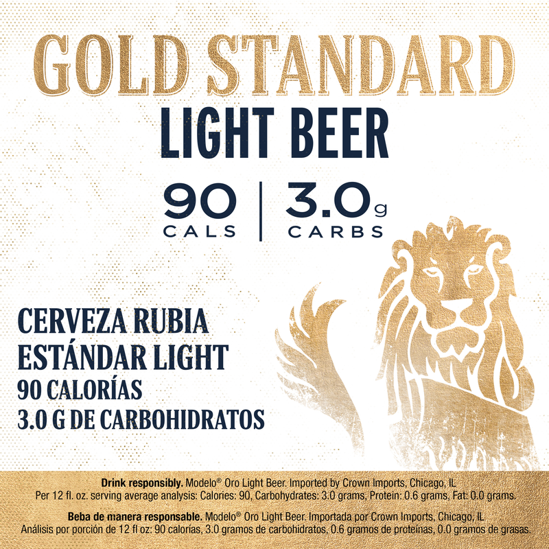Modelo Oro 12pk 12oz Bottle - Modelo – BevMo!