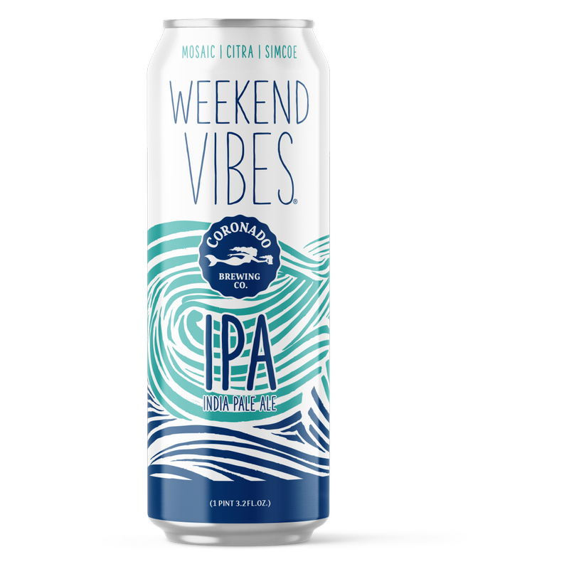 Coronado Weekend Vibes IPA (19.2OZC) (19.2 OZ CAN) - Coronado Brewing ...