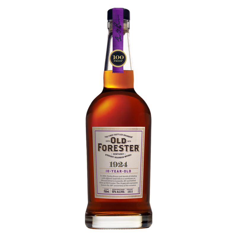 Old Forester Kentucky 1924 10YR 750ml (80 proof) - Old Forester – BevMo!
