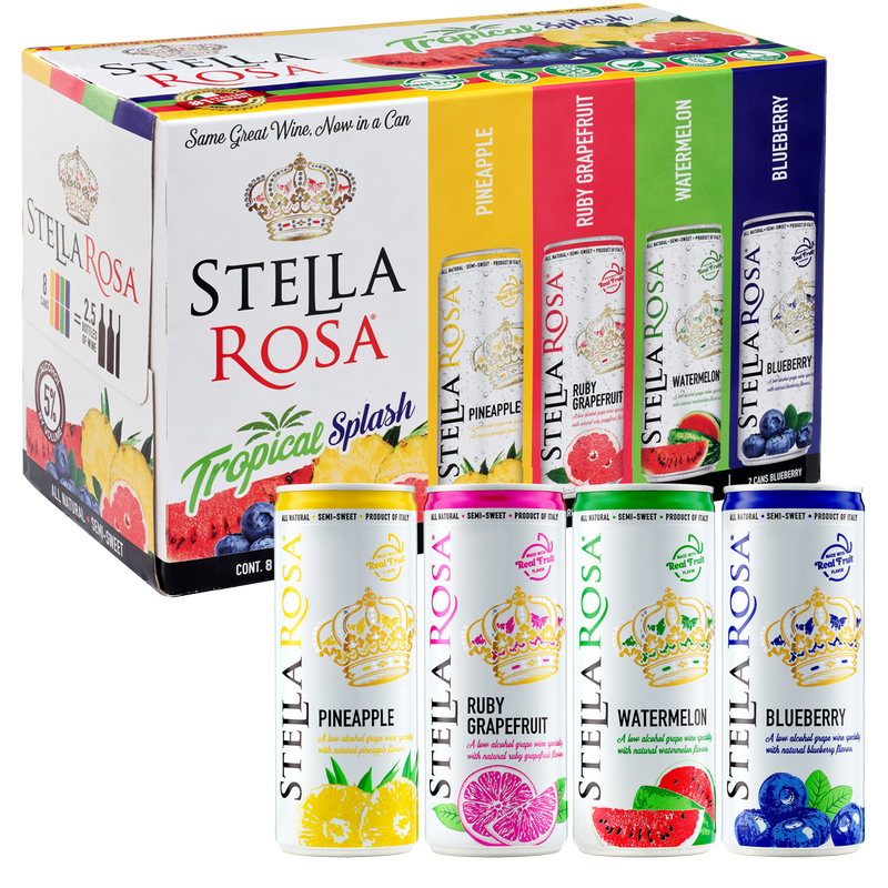 Stella Rosa Tropical Splash Variety Pack 8pk 250ml Cans - Stella Rosa ...