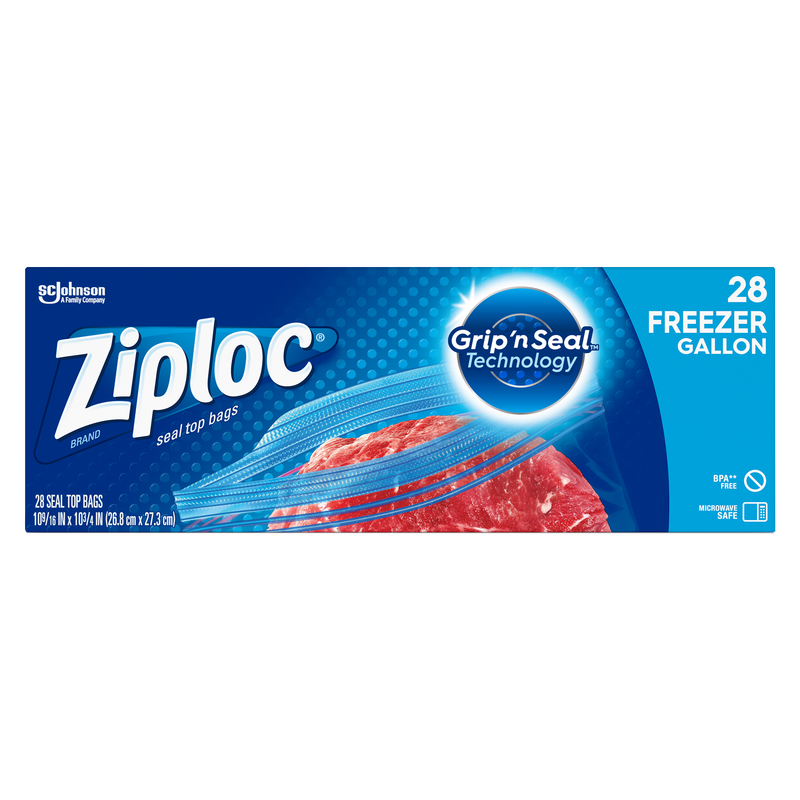 Ziploc Freezer Gallon Bags 28ct - Ziploc – BevMo!