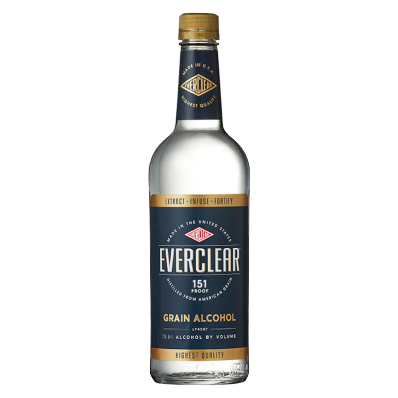 Everclear 151 Grain Alcohol 750ml - Everclear – BevMo!