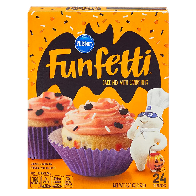 Pillsbury Funfetti Halloween Cake and Cupcake Mix 15.25oz – BevMo!