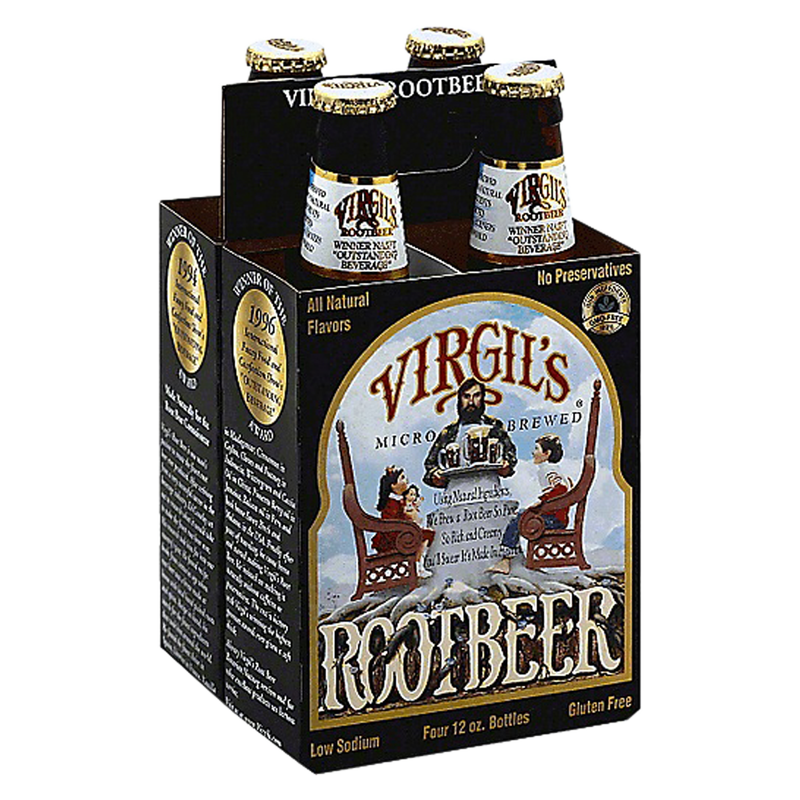 Virgil's Root Beer 4pk 12oz Btl - Virgils – BevMo!