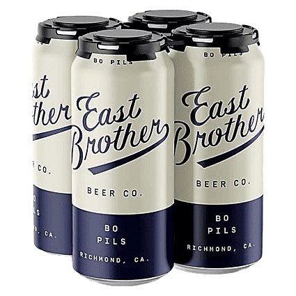 East Brother Beer Co. Bo Pils 4pk 16oz Can - East Brother – BevMo!